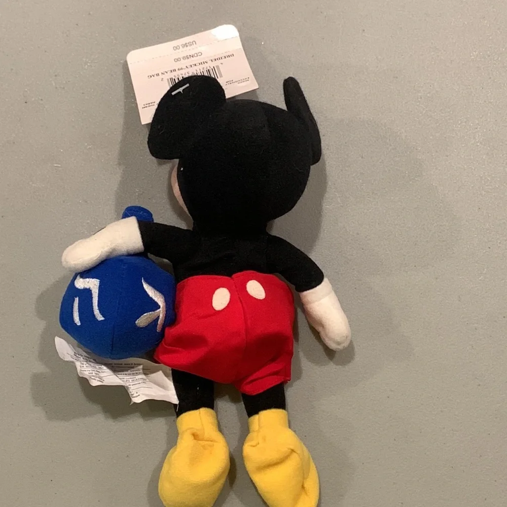 Disney | Toys | Disney Mickey Mouse Dreidel Mini Bean Bag Plush | Poshmark